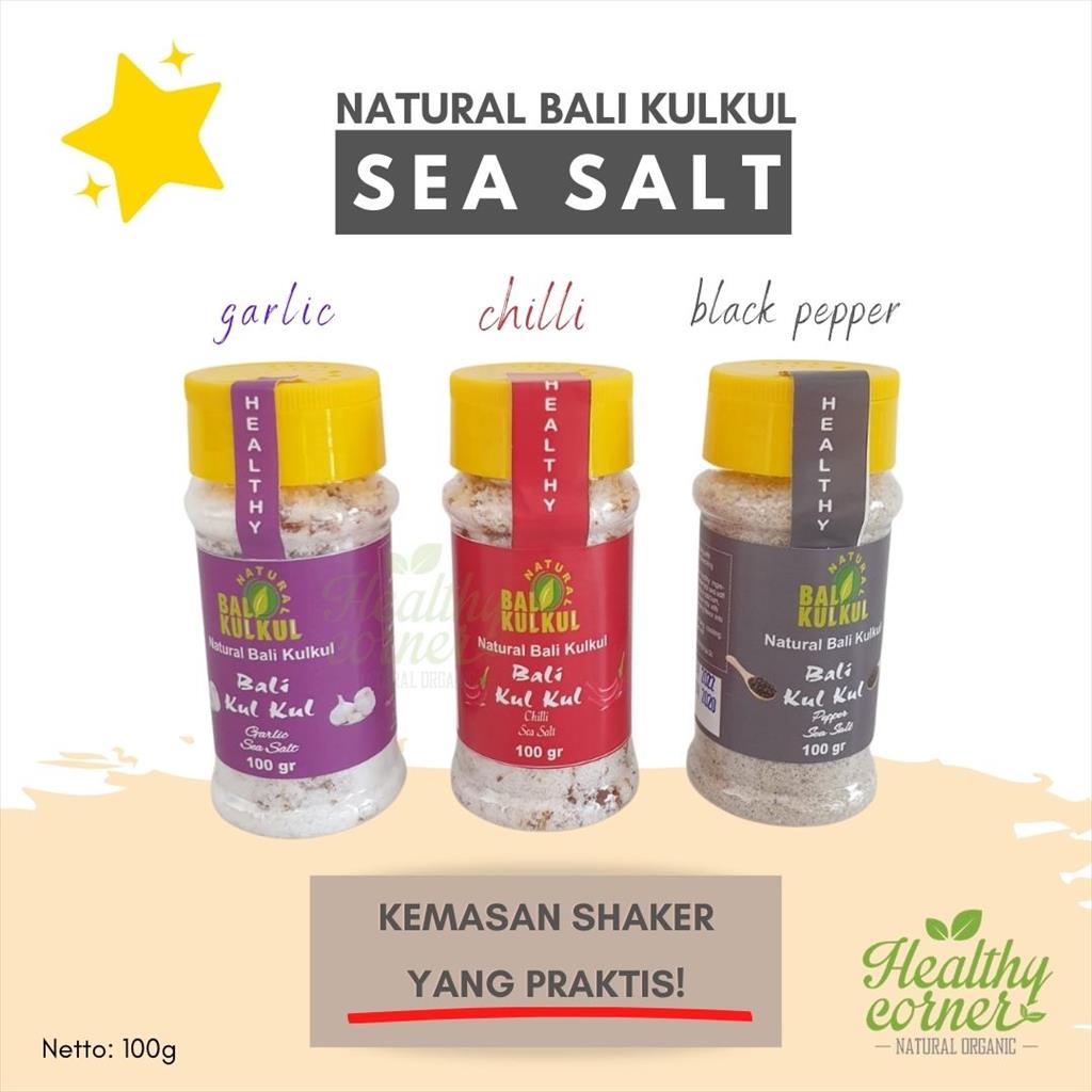 Jual Bali Kulkul - Black Pepper Sea Salt kemasan shaker 100g ( Garam ...
