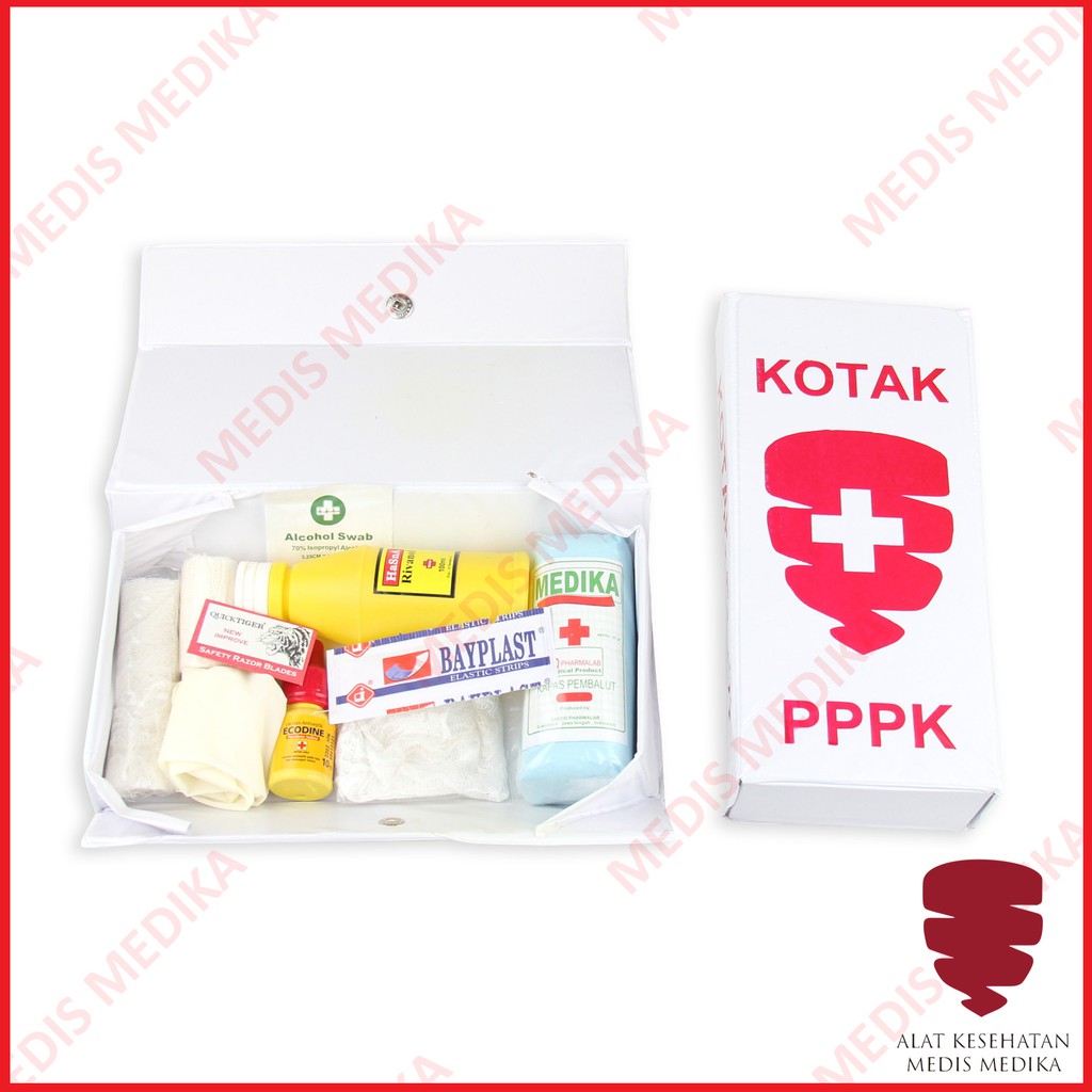 Jual Kotak P3K Mobil Obat Luka Ringan Darurat Portable PPPK First Aid ...