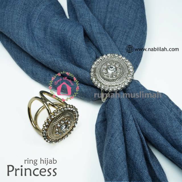 Jual Ring hijab 'PRINCESS' cincin jilbab ring jilbab turki scraf ring ...