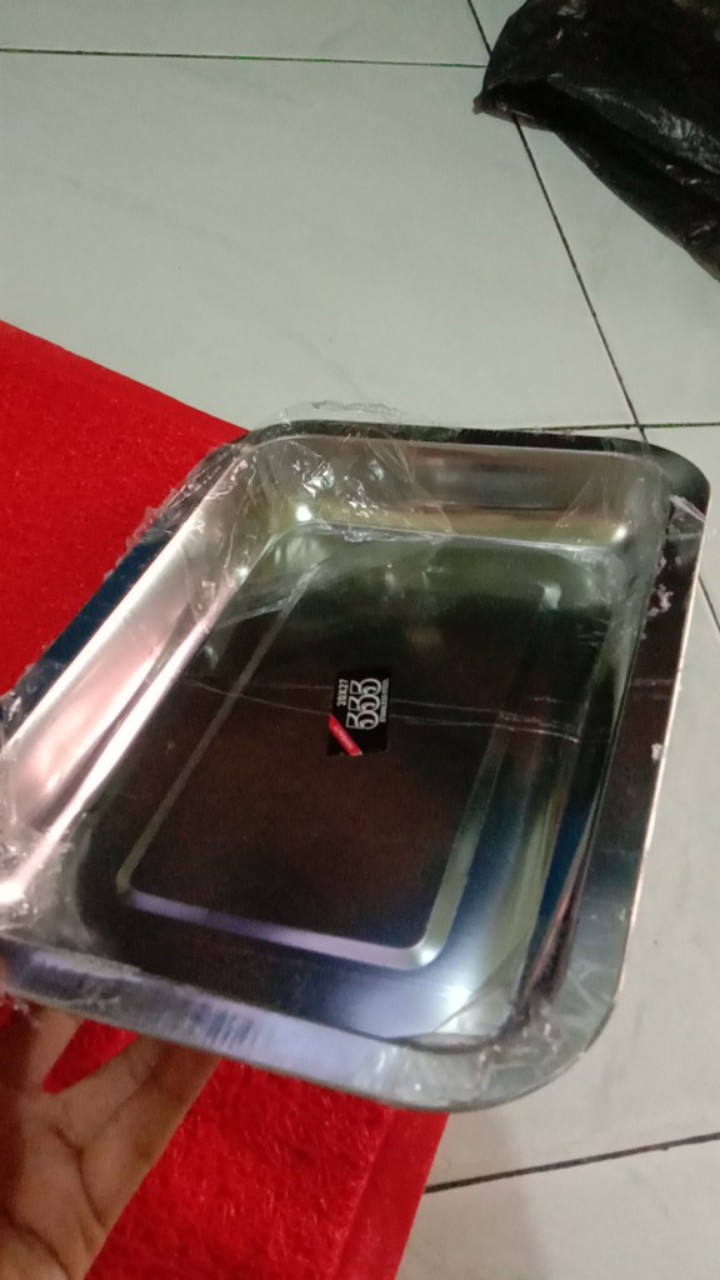 BAKI STAINLESS / NAMPAN STAINLESS | Shopee Indonesia