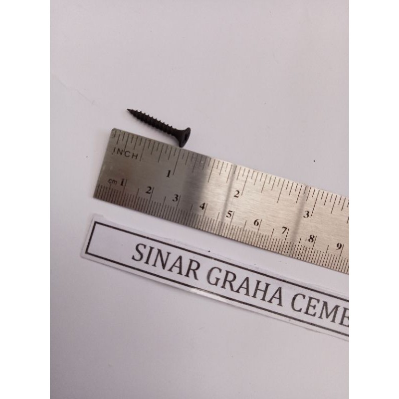 Jual Skrup ukuran 6 x 1" harga 1 pcs dry wall screw sekrup 6x1" untuk ...