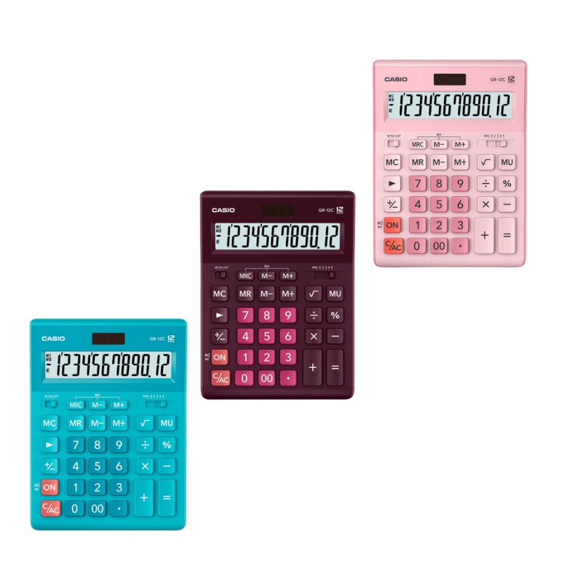 Jual STATIONERY HAUL- Kalkulator Dasar Casio GR-12C | Shopee Indonesia