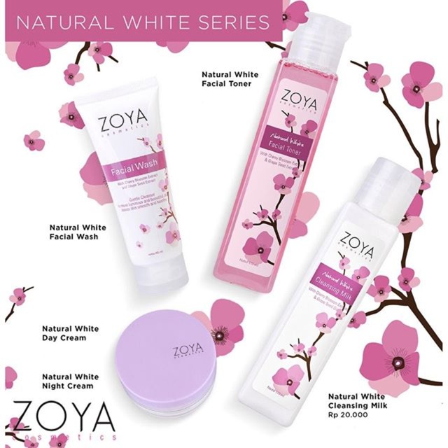Jual Natural White Series Zoya Cosmetics | Shopee Indonesia