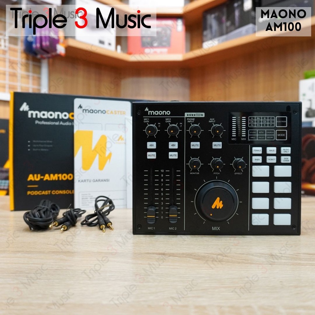 Jual Maono AU-AM100 monocaster Soundcard streaming podcast Indonesia ...