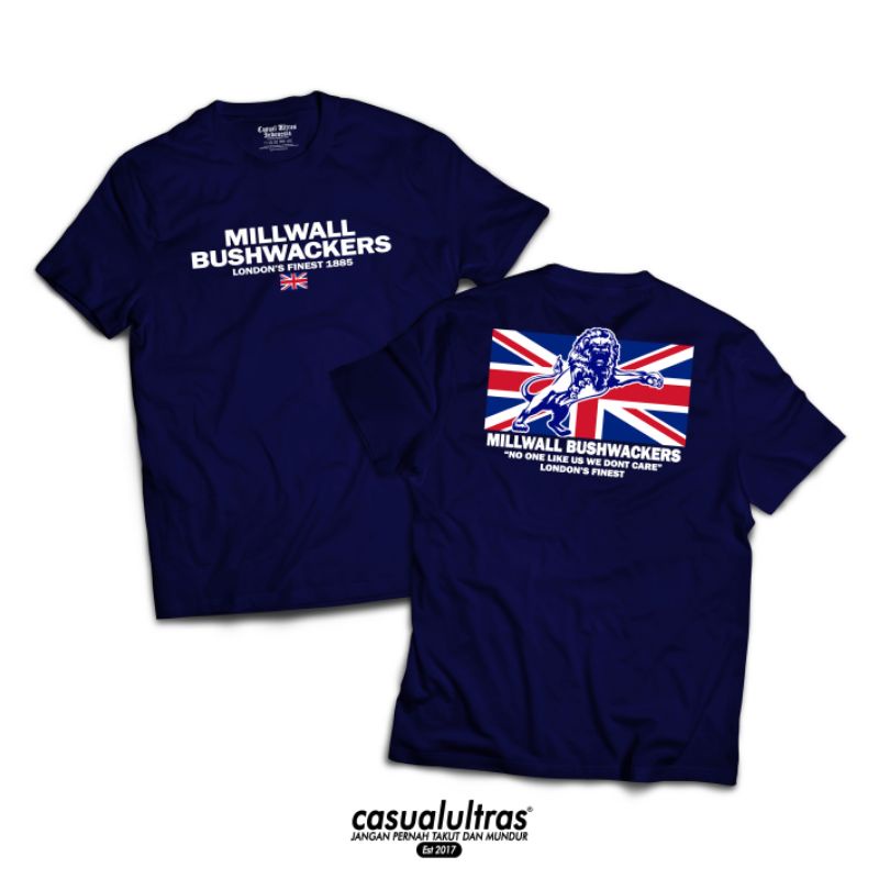 Jual T-SHIRT MILLWALL BUSHWACKERS | Shopee Indonesia