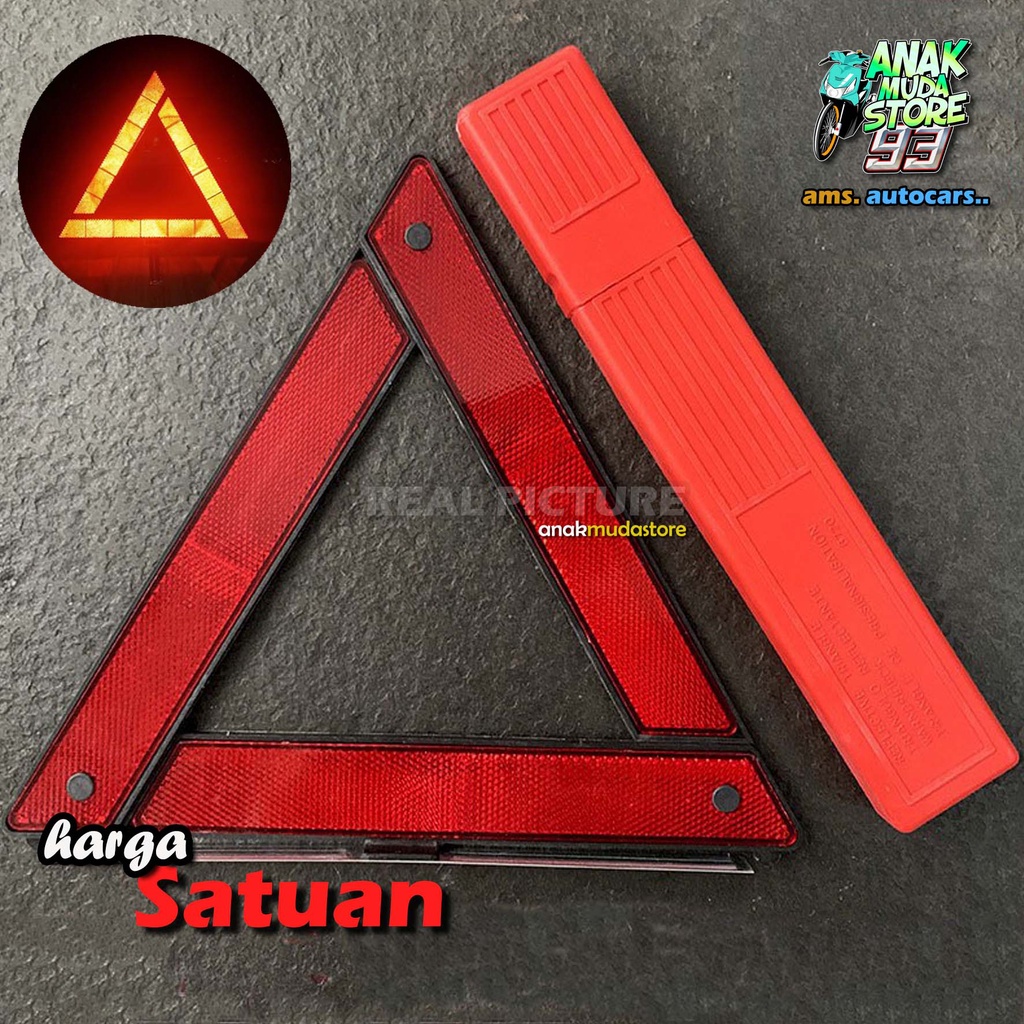 Jual (SE01) Segitiga Parkir Parking Emergency Pengaman Mobil Rambu ...