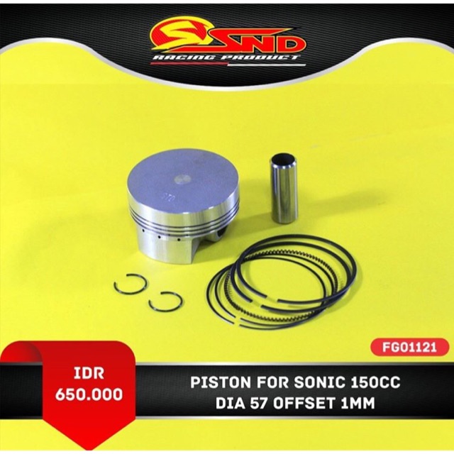 Jual Piston for honda sonic 150cc SND | Shopee Indonesia