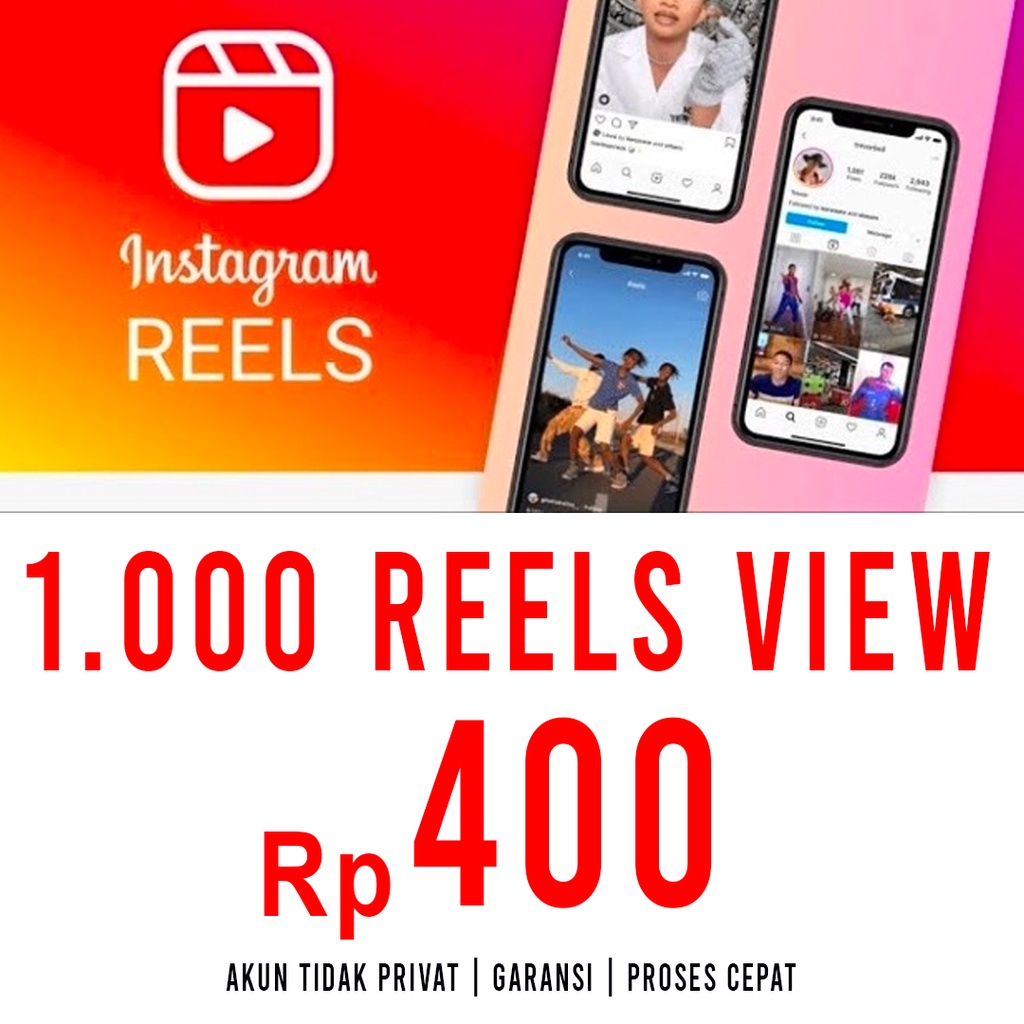 Jual Reel View Instagram Reels Instagram Views | Shopee Indonesia