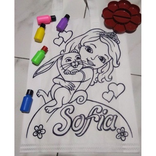 Jual Paket 50pcs tas lukis anak/goodie bag lukis | Shopee Indonesia