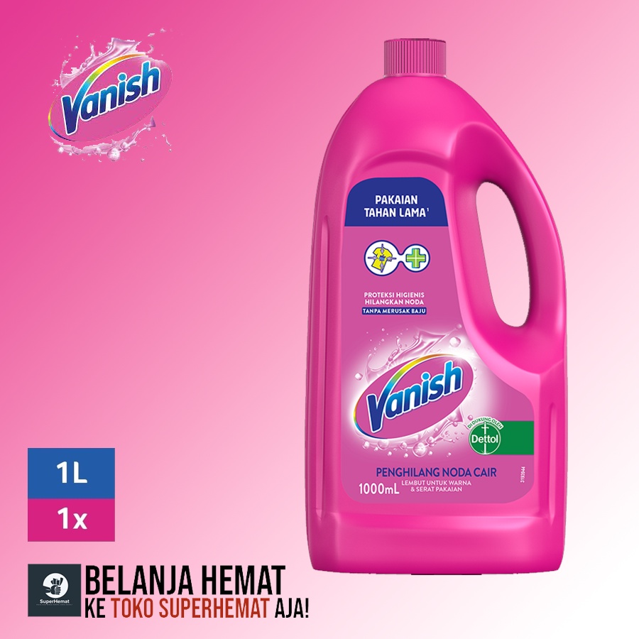 Jual VANISH Bottle - Liquid Botol - 1 liter Indonesia|Shopee Indonesia