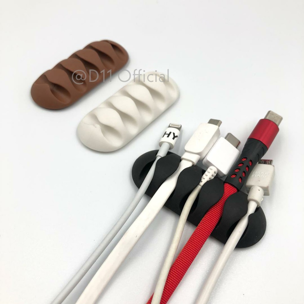 Jual PENAHAN KABEL / PENJEPIT KABEL / CABLE CLIPS / CABLE ORGANIZER 5 ...