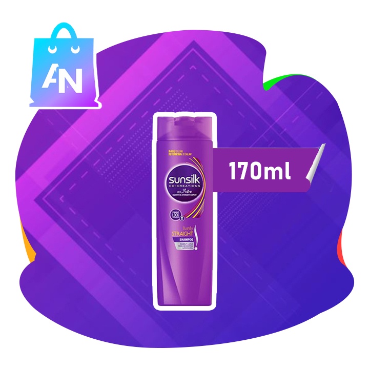 Jual Sunsilk Co-Creations Shampoo Lively Sraight 170ml / 340ml | Shopee Indonesia