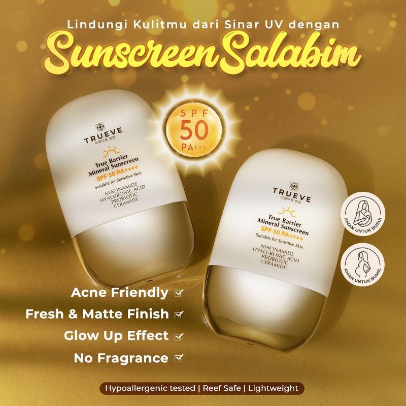Jual TRUEVE Sunscreen mineral | Shopee Indonesia