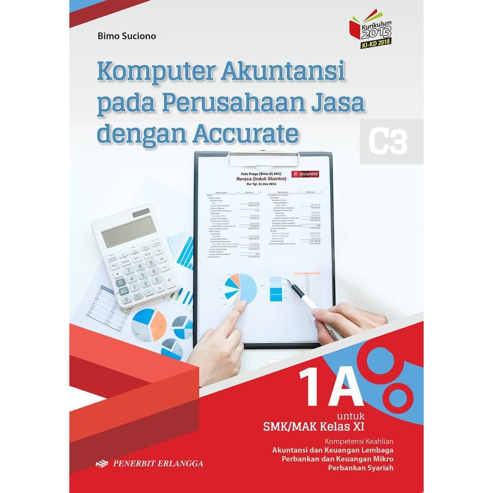 Jual NEW & ORI BUKU KOMPUTER AKUNTANSI PERUSAHAAN JASA ACCURATE 1A SMK ...