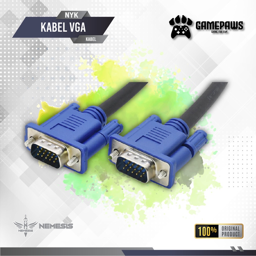Jual Kabel VGA Male to Male NYK Original | Shopee Indonesia