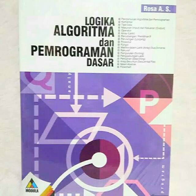 Jual Logika algoritma dan pemrograman dasar ROSA A.S buku ori | Shopee ...