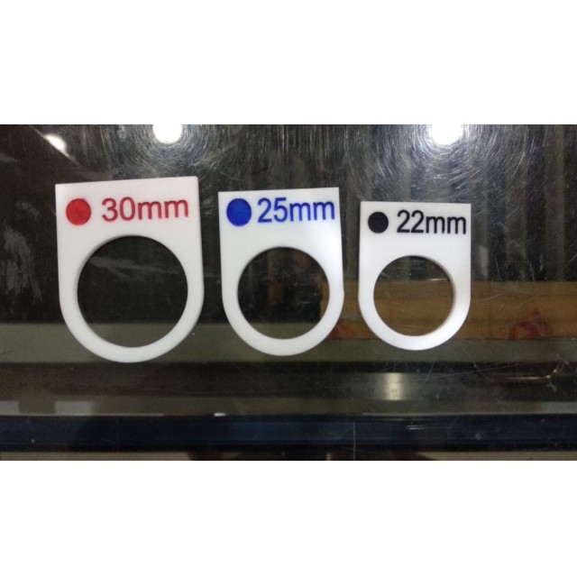 Jual Label legend plate 22mm untuk pilot lamp push button emergency ...