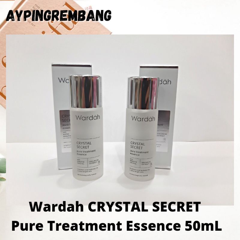 Jual Wardah Crystal Secret Pure Treatment Essence 50ml | Shopee Indonesia