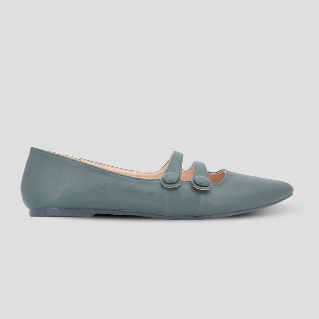 Jual The Little Things She Needs - NICHELLE - Green - Sepatu Flat ...