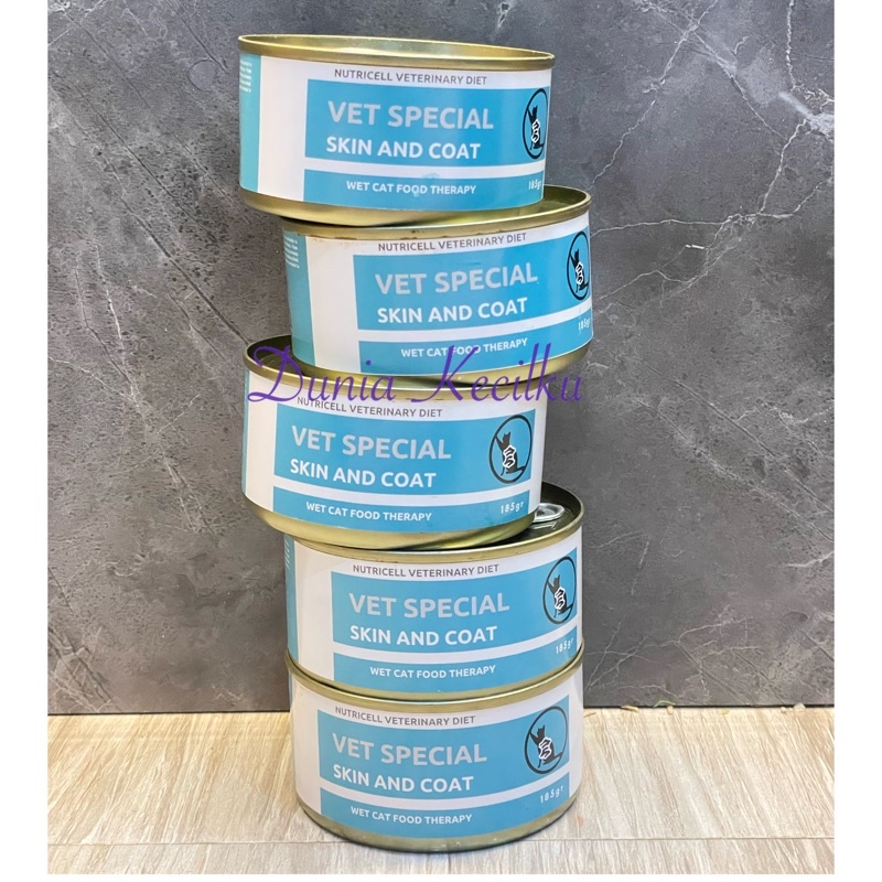 Jual Nutricell Vet Special Skin and Coat Cat Makanan Basah Kucing ...