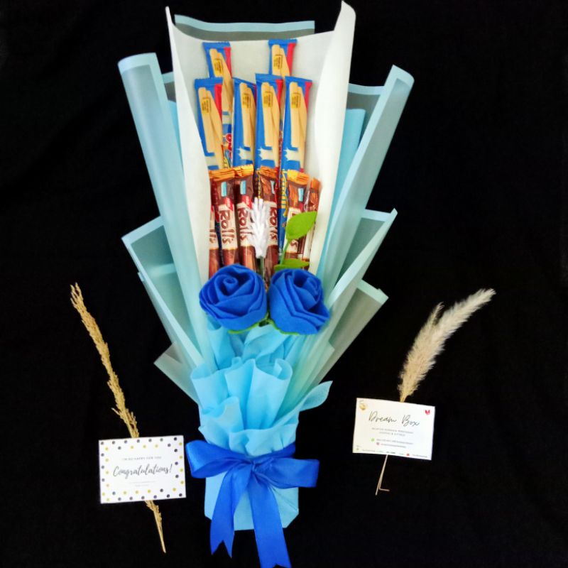 Jual Buket Jajan Bunga Wisuda Sempro Hadiah Graduation | Shopee Indonesia