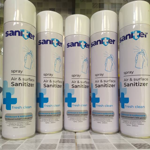 Jual Saniter Spray air sanitizer aerosol 200ml | Shopee Indonesia