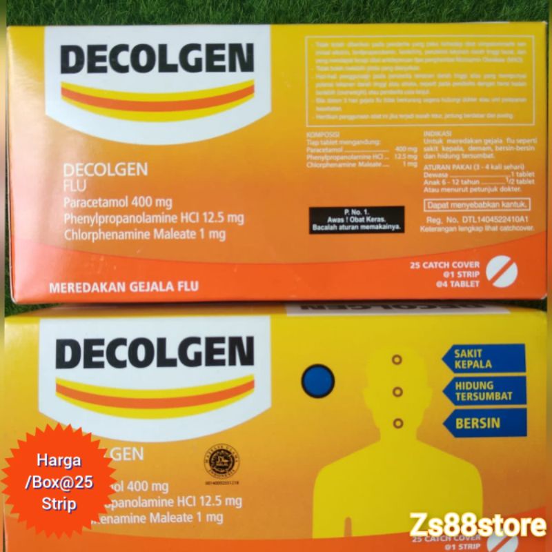 Jual Decolgen Tablet 1 Box @ 25 Strip | Shopee Indonesia
