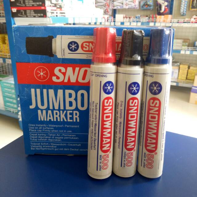 Jual Spidol Permanen Jumbo 500 | Shopee Indonesia