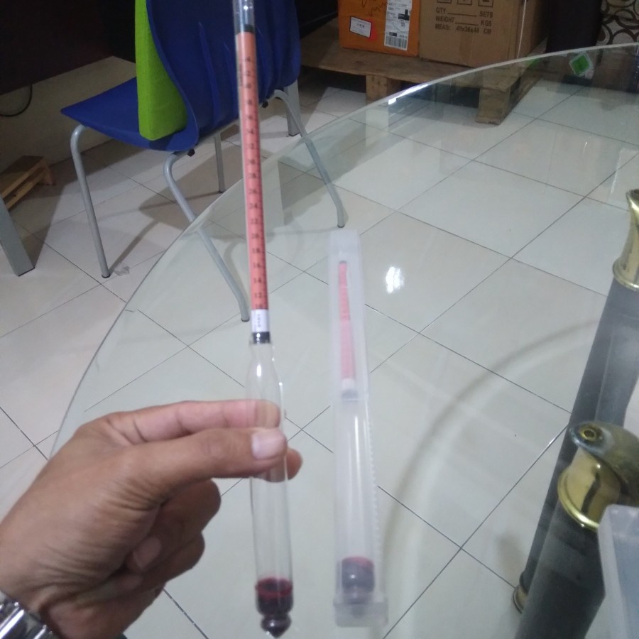 Jual Hydrometer Alkohol Meter 0-100% G Lussac/Traillers Alla France ...