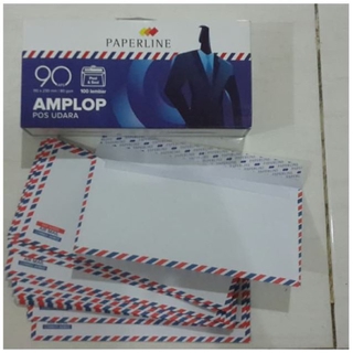 Jual AMPLOP Paperline Airmail Besar ( No.90 ) uk. 110x230mm - 100 lbr ...