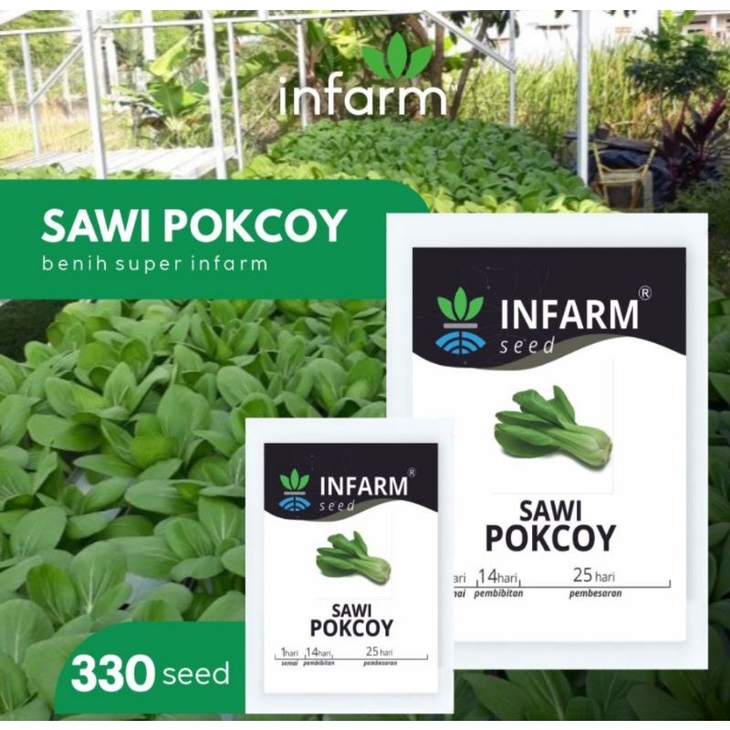 Jual Benih bibit biji sayur pokcoy pakcoy INFARM isi 330 seeds | Shopee ...