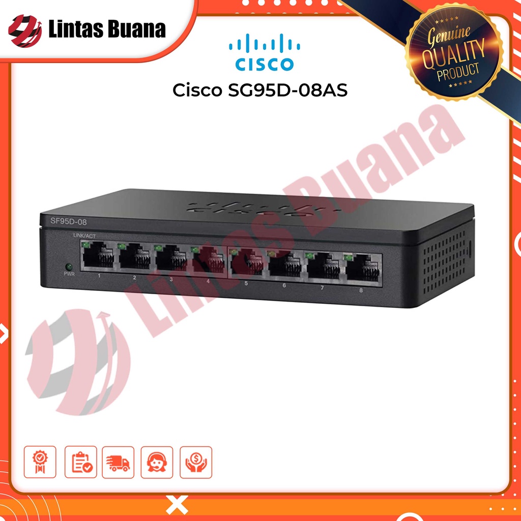 Jual CISCO SG95D-08-AS Switch 8 Port Gigabit | Shopee Indonesia