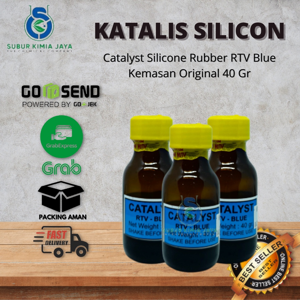 Jual Katalis Silicon Rubber RTV BLUE 40 gr | Shopee Indonesia