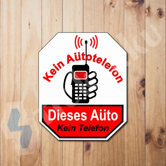 Jual Stiker Carphone Warning Sign | Shopee Indonesia