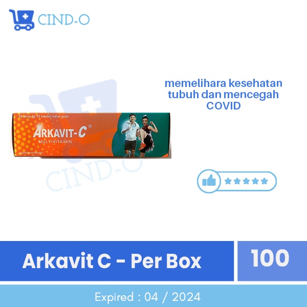 Jual Arkavit-C Per Strip | Vitamin B dan C Bantu Cegah Corona | Shopee ...