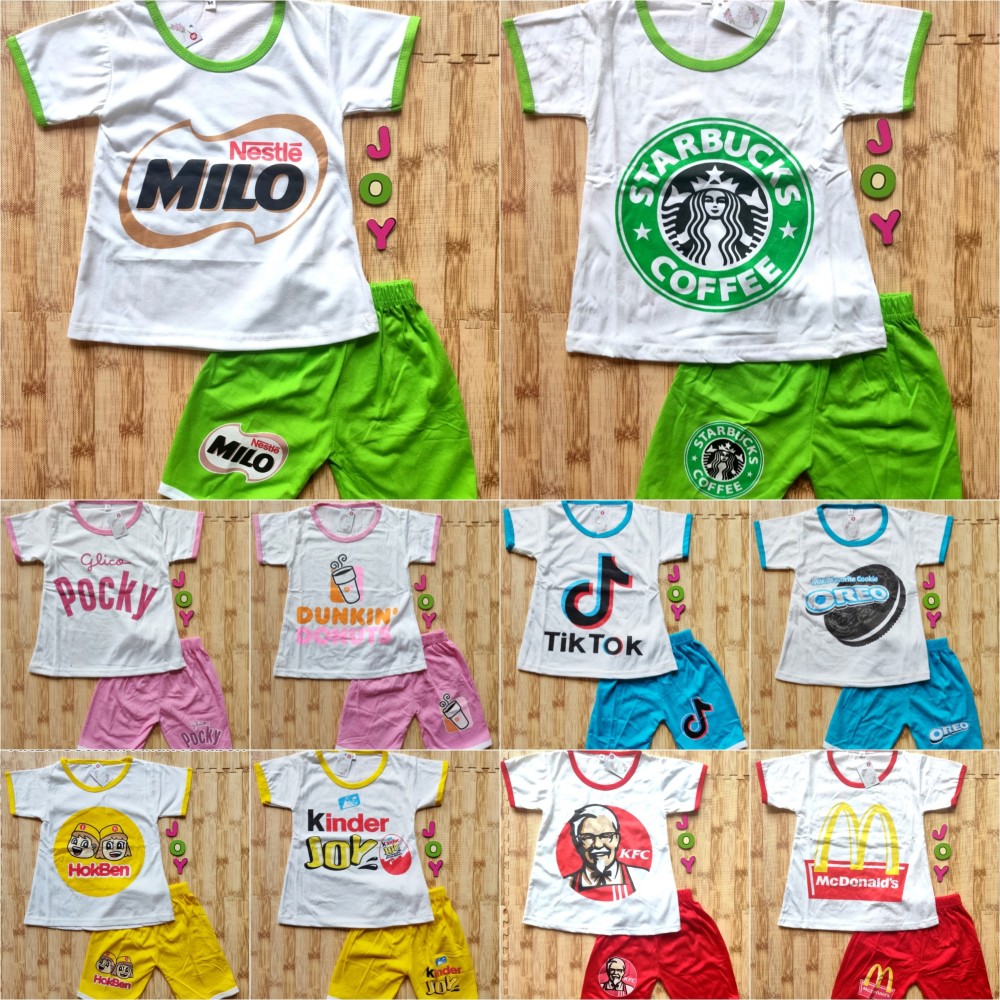 Jual FLASH SALE - TERMURAH! SETELAN BAJU CELANA ANAK BRANDING JAJANAN ...
