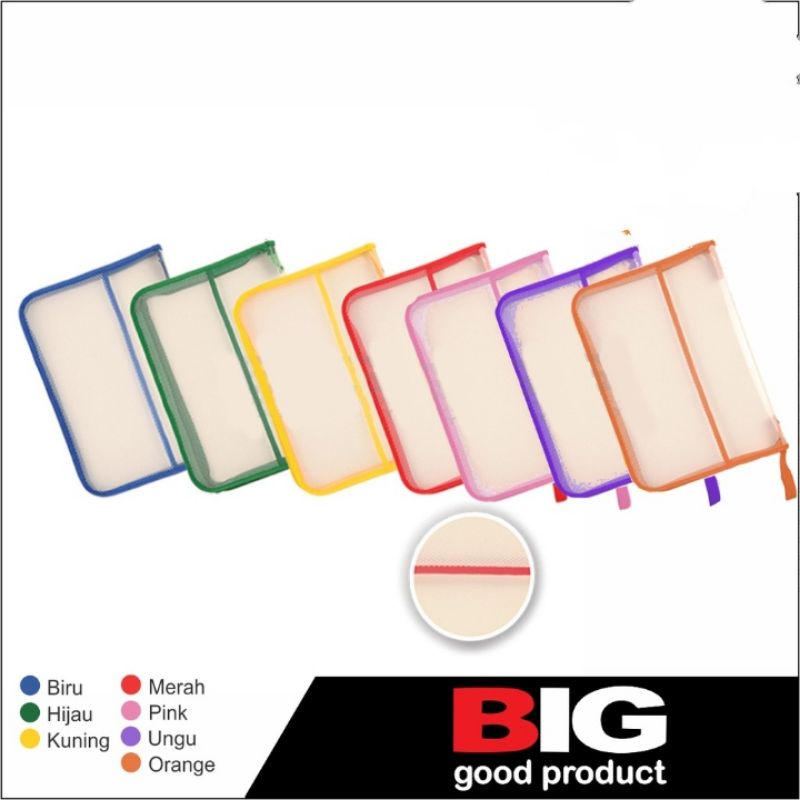 Jual Map Zipper Plastik Resliting BIG 7001 Kuning | Shopee Indonesia