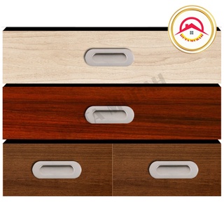 Jual Handel Tarikan Laci Lemari Stainless Steel Tanam Oval 96mm & 64mm ...