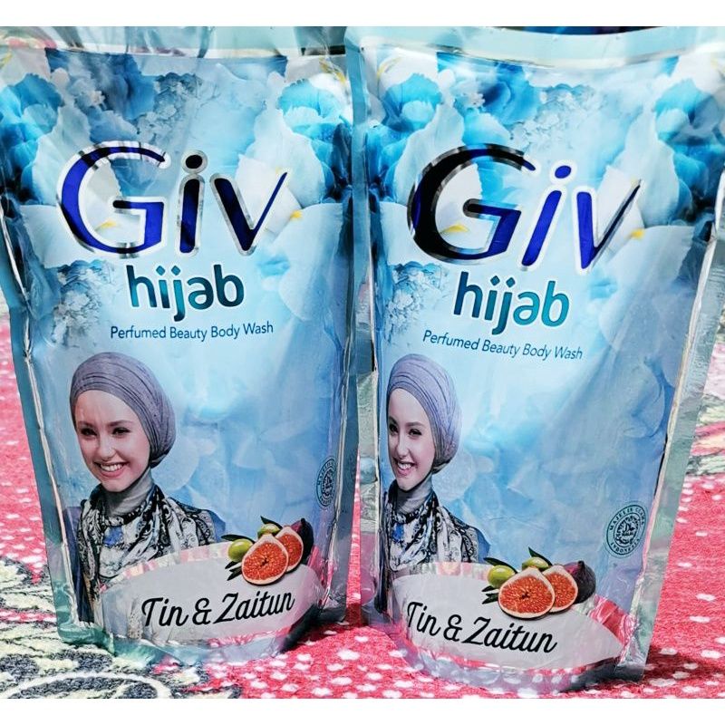 Jual GIV HIJAB SABUN CAIR TIN & ZAITUN ISI 450ML | Shopee Indonesia