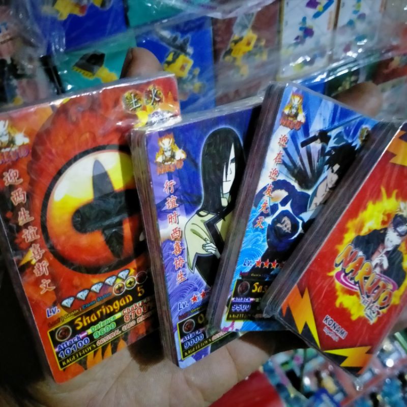 Jual 1PACK KARTU POKEMON PIKACHU NARUTO KONAMI CARD GAME GROSIR ...