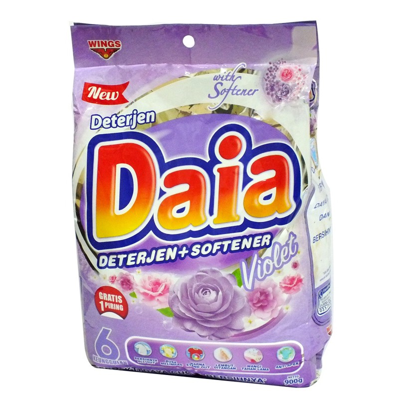 Jual daia sabun deterjen violet softener 850gr | Shopee Indonesia