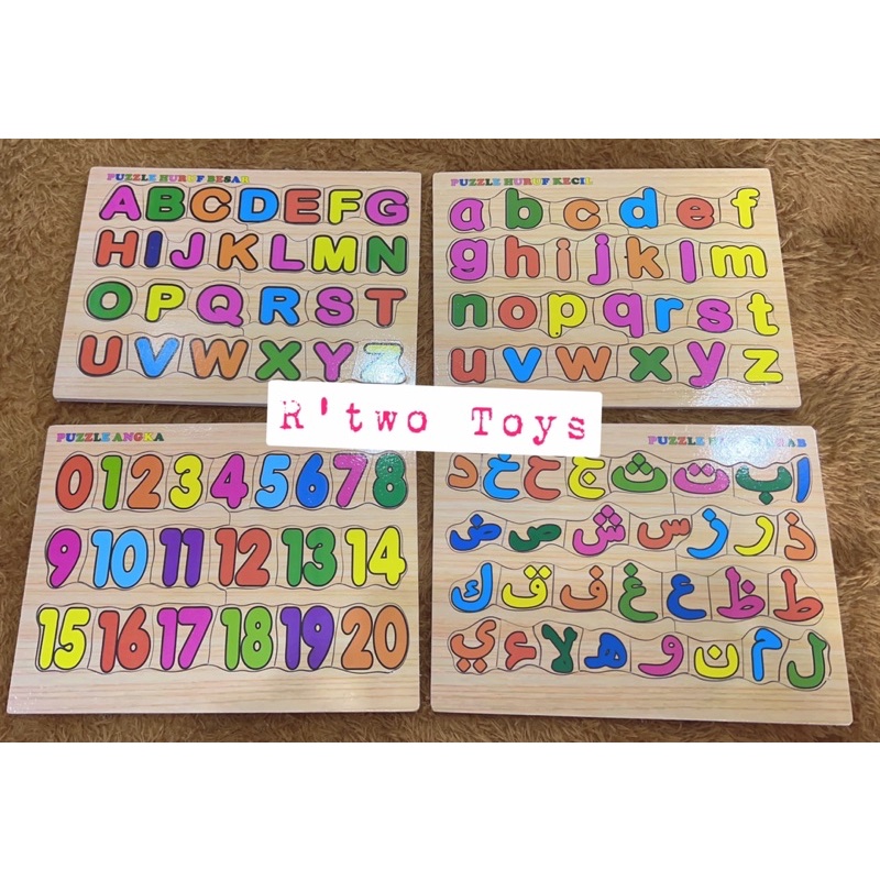 Jual PUZZLE KAYU PAKET BELAJAR ISI 4pc | Shopee Indonesia
