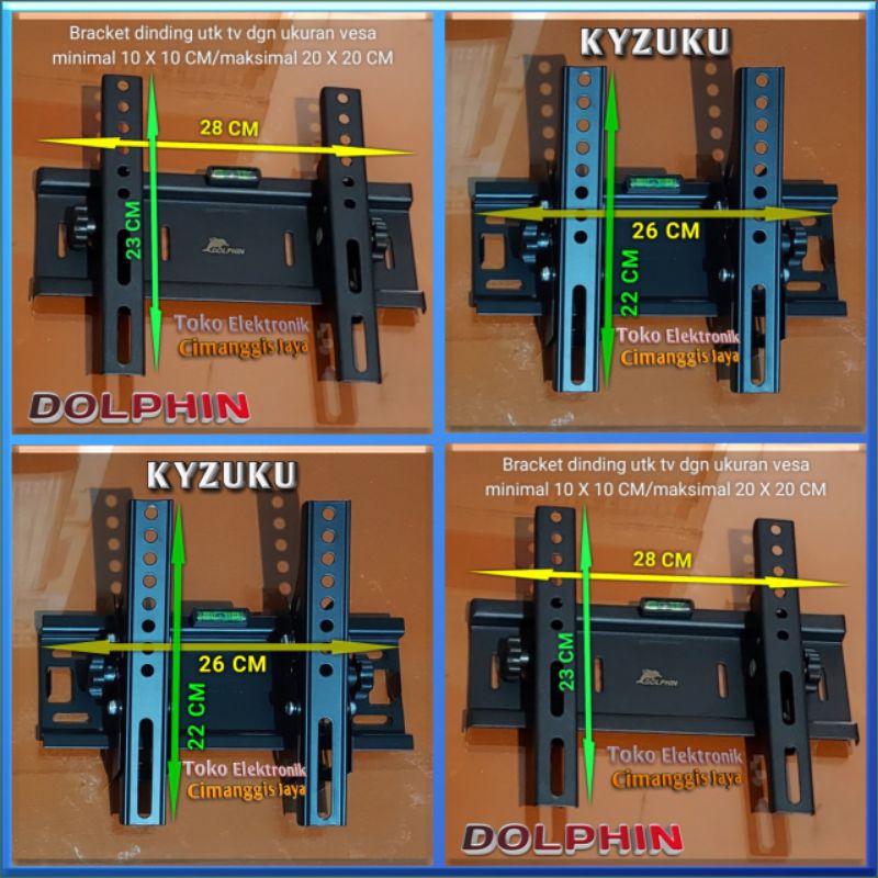 Jual Bracket TV Led multi ukuran Indonesia|Shopee Indonesia