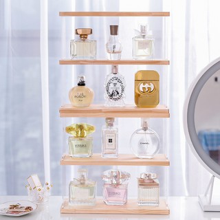Jual LUXURY Tempat Penyimpanan Parfum Rak Parfum 2 Tingkat / Tempat ...