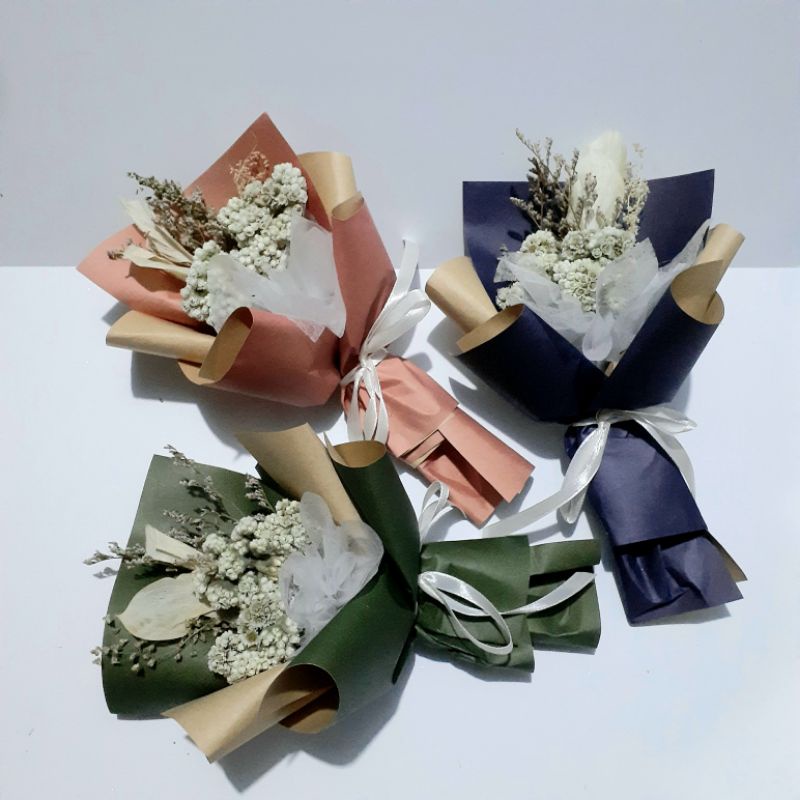 Jual mini buket bunga kering 20cm | Shopee Indonesia