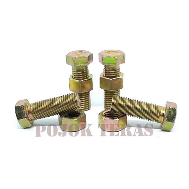 Jual Baut mur 10X30 - baut shock | Shopee Indonesia