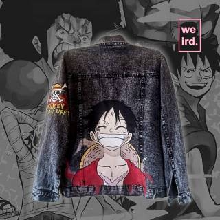 Jual JAKET LUKIS MONKEY D. LUFFY ( HANDPAINTED ) | Shopee Indonesia