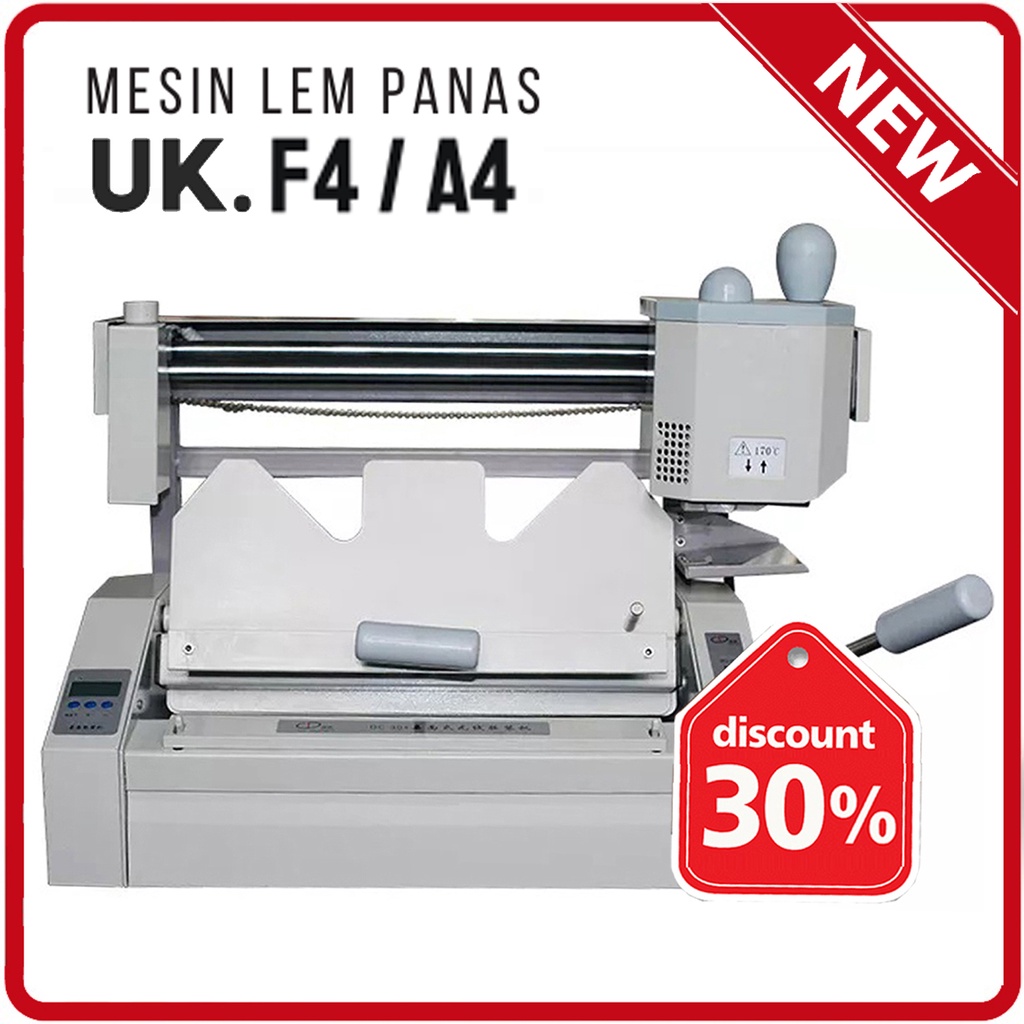 Jual Mesin Jilid Buku Folio A4 Otomatis Alat Binding Lem Panas