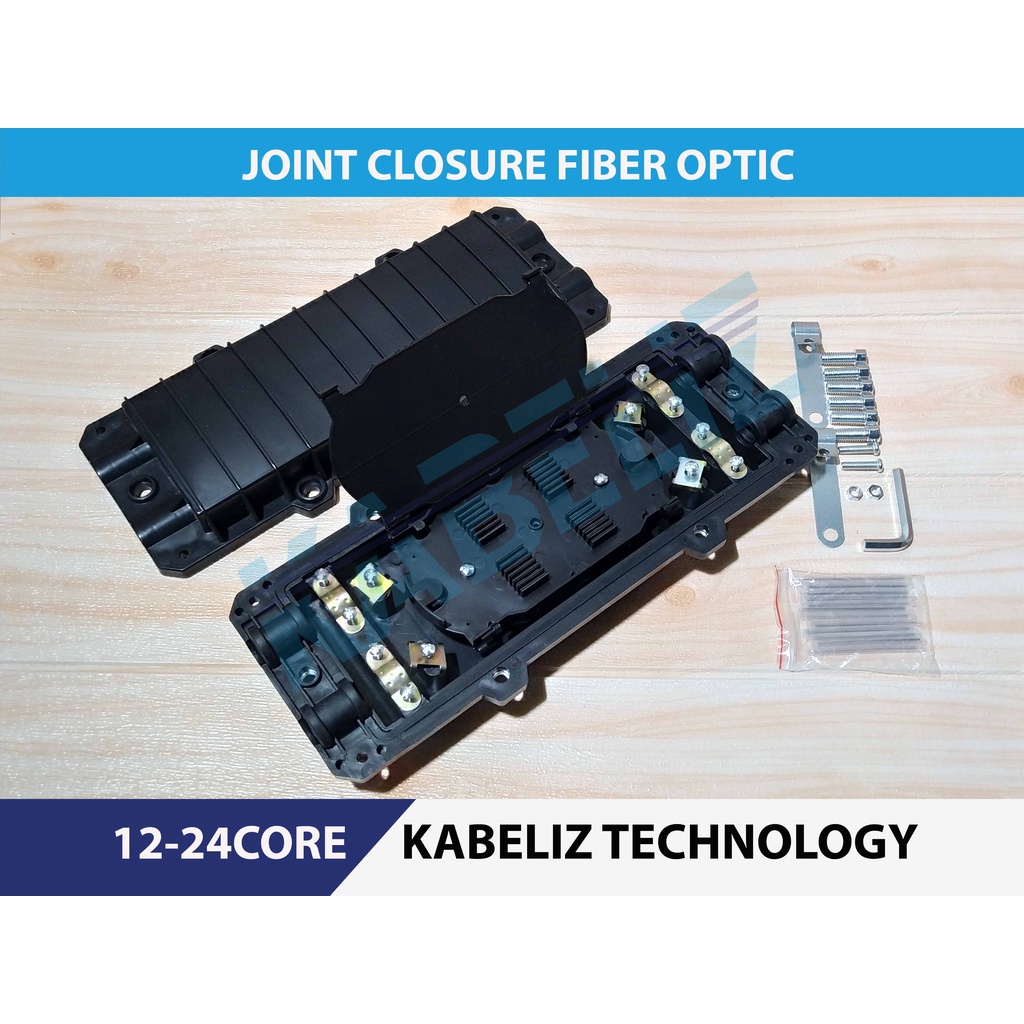 Jual JOINT CLOSURE FIBER OPTIC 12 CORE 12C SUPPORT 12-24CORE | Shopee ...