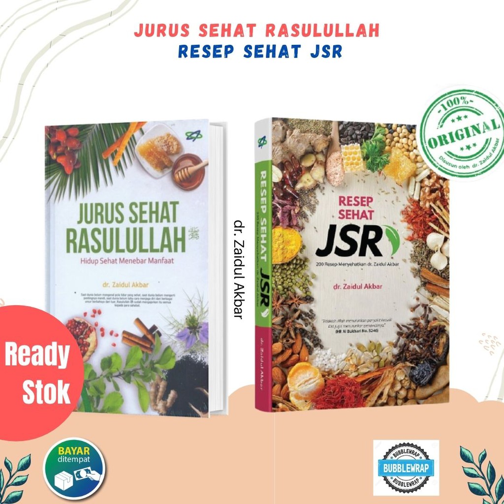 Jual Buku Jurus Sehat Rasulullah / Resep Sehat JSR, dr. Zaidul Akbar | Shopee Indonesia